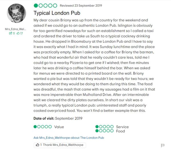 Examples of bad reviews (and some epic negative review responses) Examples of bad reviews (and some epic negative review responses)